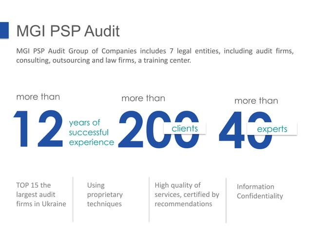 Presentation MGI PSP Audit | PPT