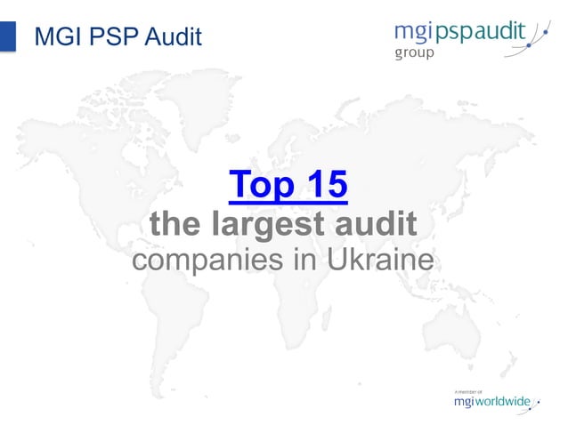 Presentation MGI PSP Audit | PPT
