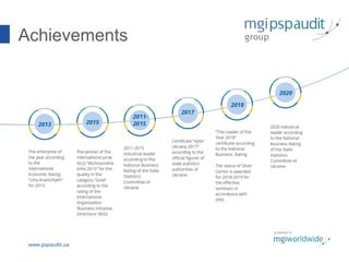 Presentation MGI PSP Audit | PPT