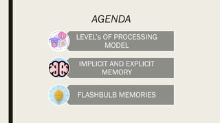 Levels of Processing Modeling in Psychology.pptx