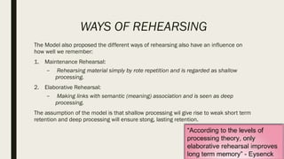 Levels of Processing Modeling in Psychology.pptx