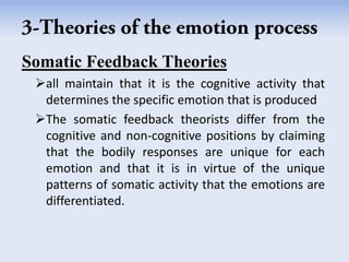 various theories of emotion | PPTX