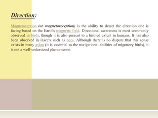 stimuli for different senses | PPTX