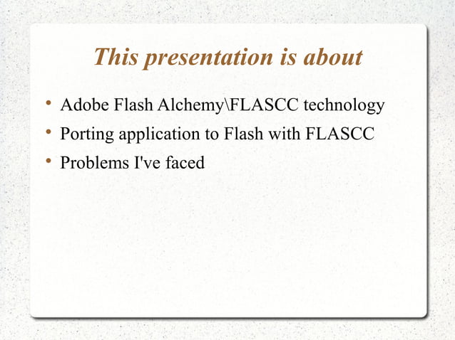 Porting C Apps To Flascc Ppt Programming Languages Computing