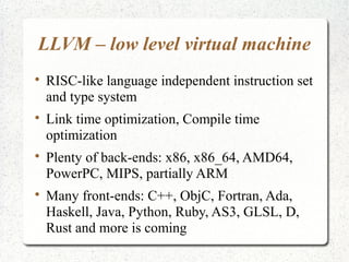 Porting C++ apps to FLASCC | PPT | Programming Languages | Computing