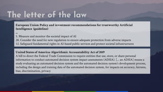 Using fairness metrics to solve ethical dilemmas of machine learning | PPT