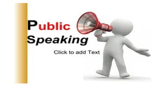 Presentation Public Speaking untuk anak anak yang mau belajar | PPTX