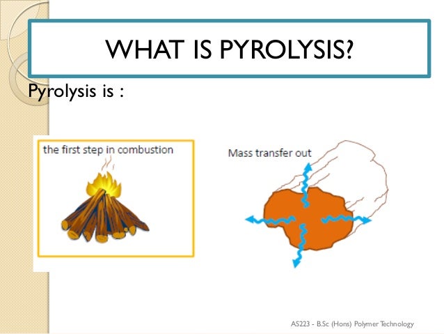 Presentation pyrolysis