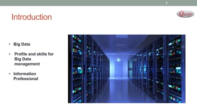 Big Data: Profile and Skills of the Information Professional. | PPT