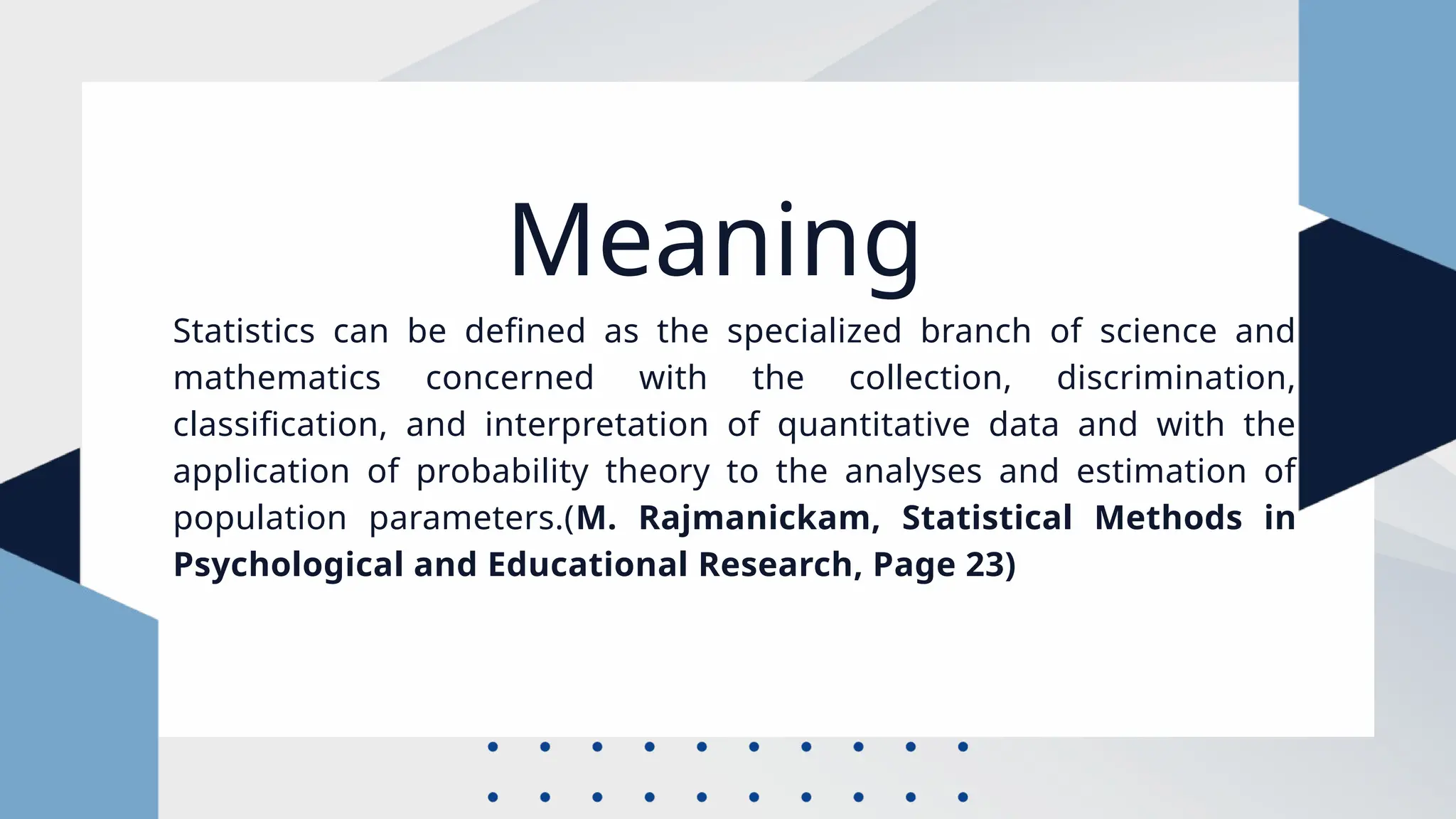 Presentation QT final , quantitative techniques and the measures. | PPTX