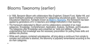 Presentation on Revised Blooms Taxonomy.pptx