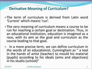 Curriculum | PPT