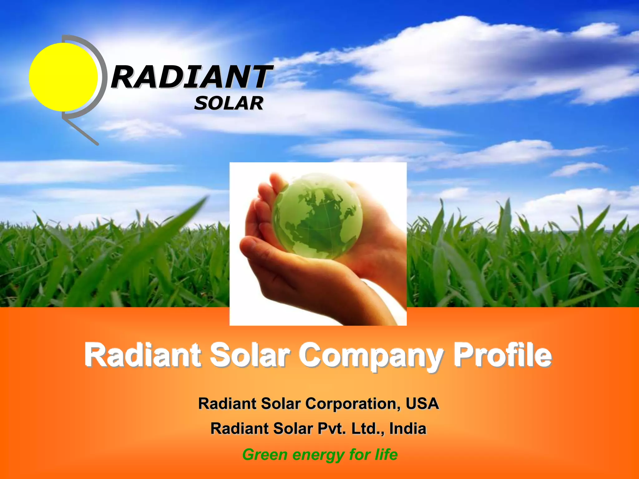 Presentation Radiant Solar April 2009 | PDF