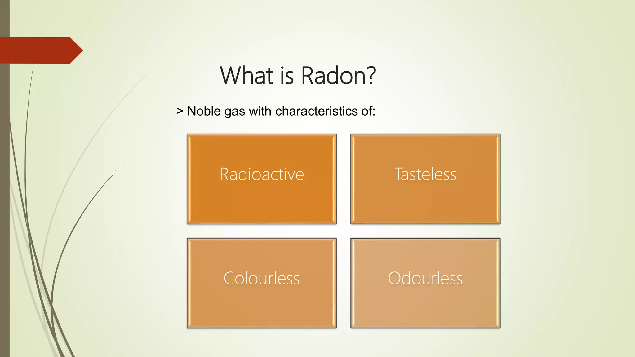 Presentation radiation (Radon) | PPTX