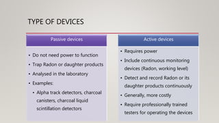 Presentation radiation (Radon) | PPTX