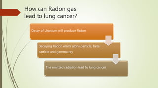 Presentation radiation (Radon) | PPTX