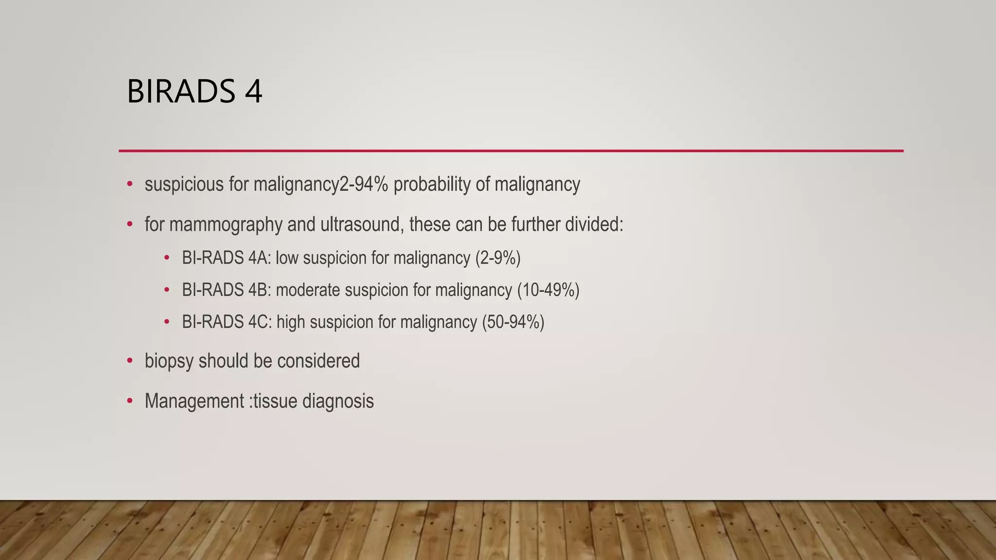 Birads classification of breast.pptx