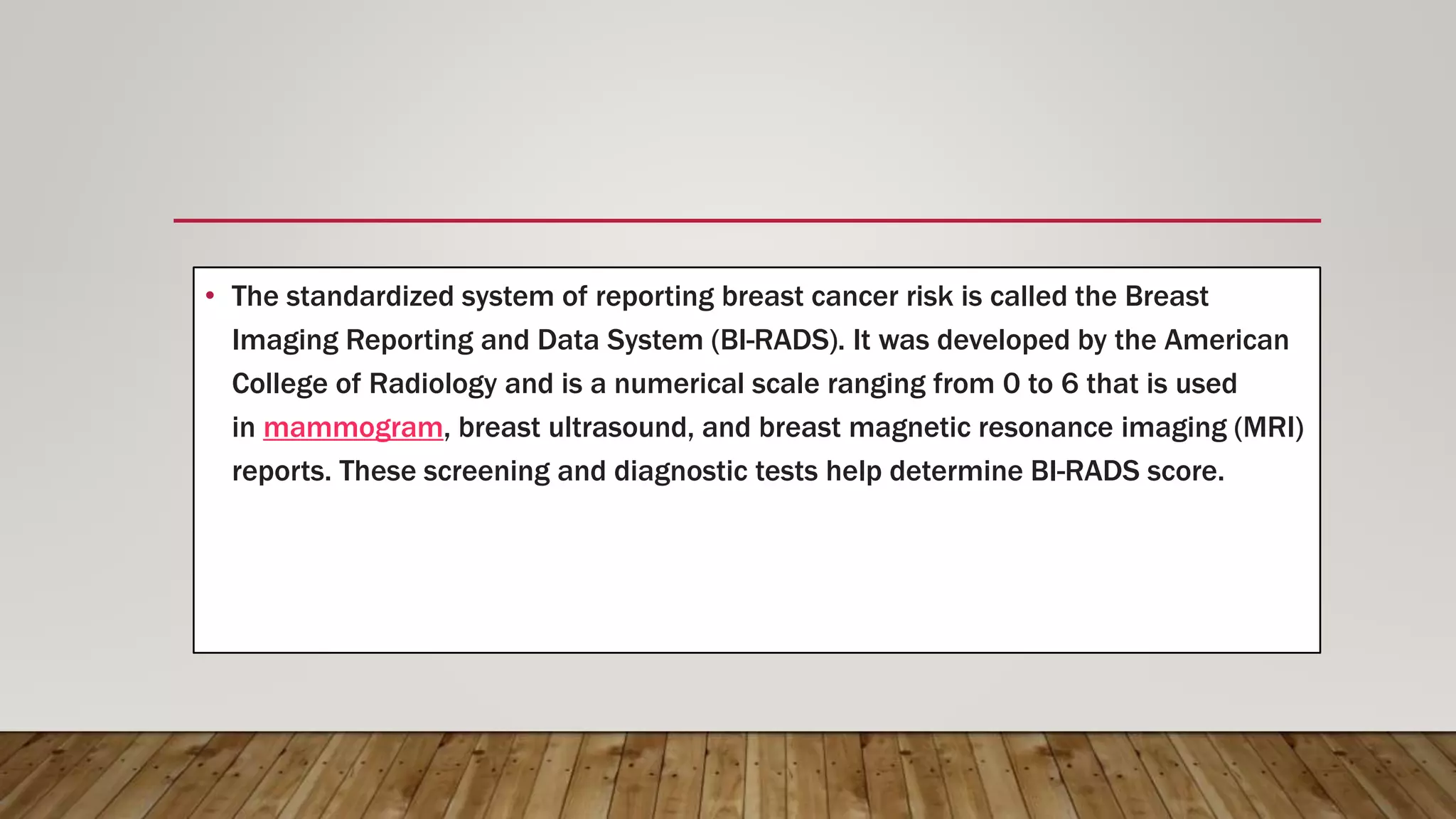 Birads classification of breast.pptx