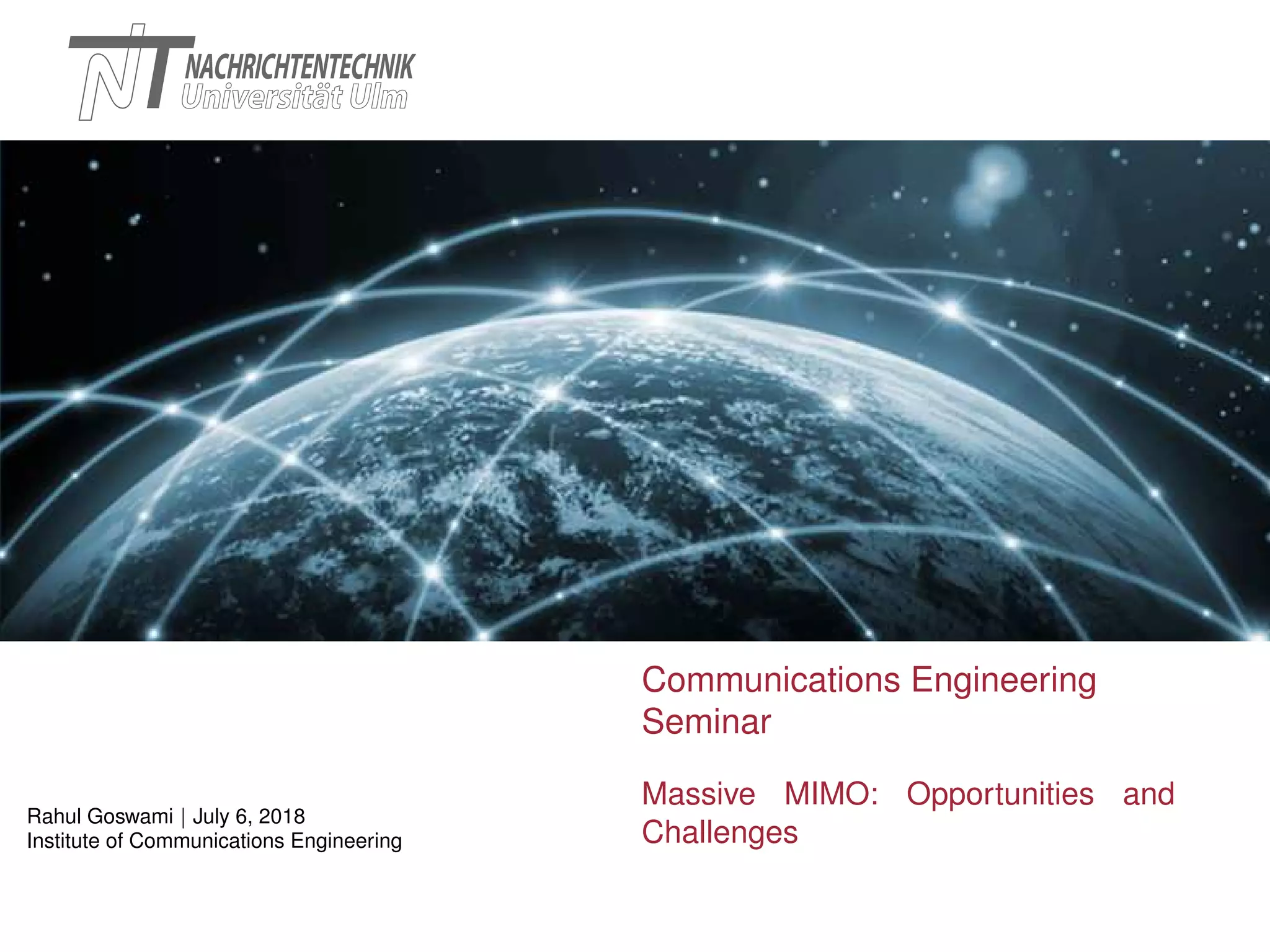 Massive MIMO: Opportunities & Challenges | PDF
