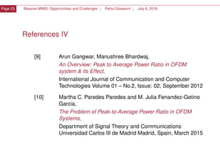 Massive MIMO: Opportunities & Challenges | PDF