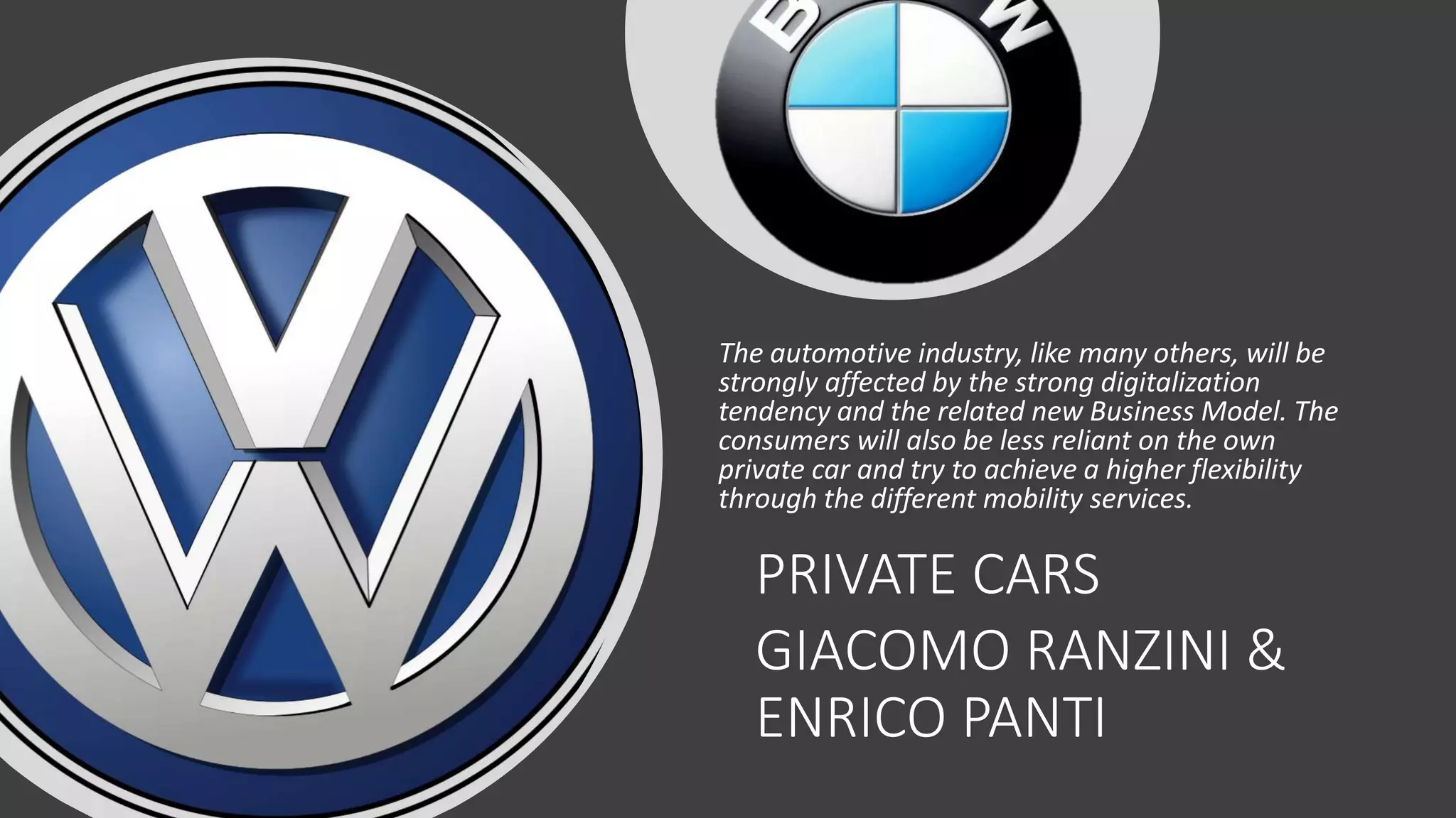 BMW and VW group GVC analysis | PPTX