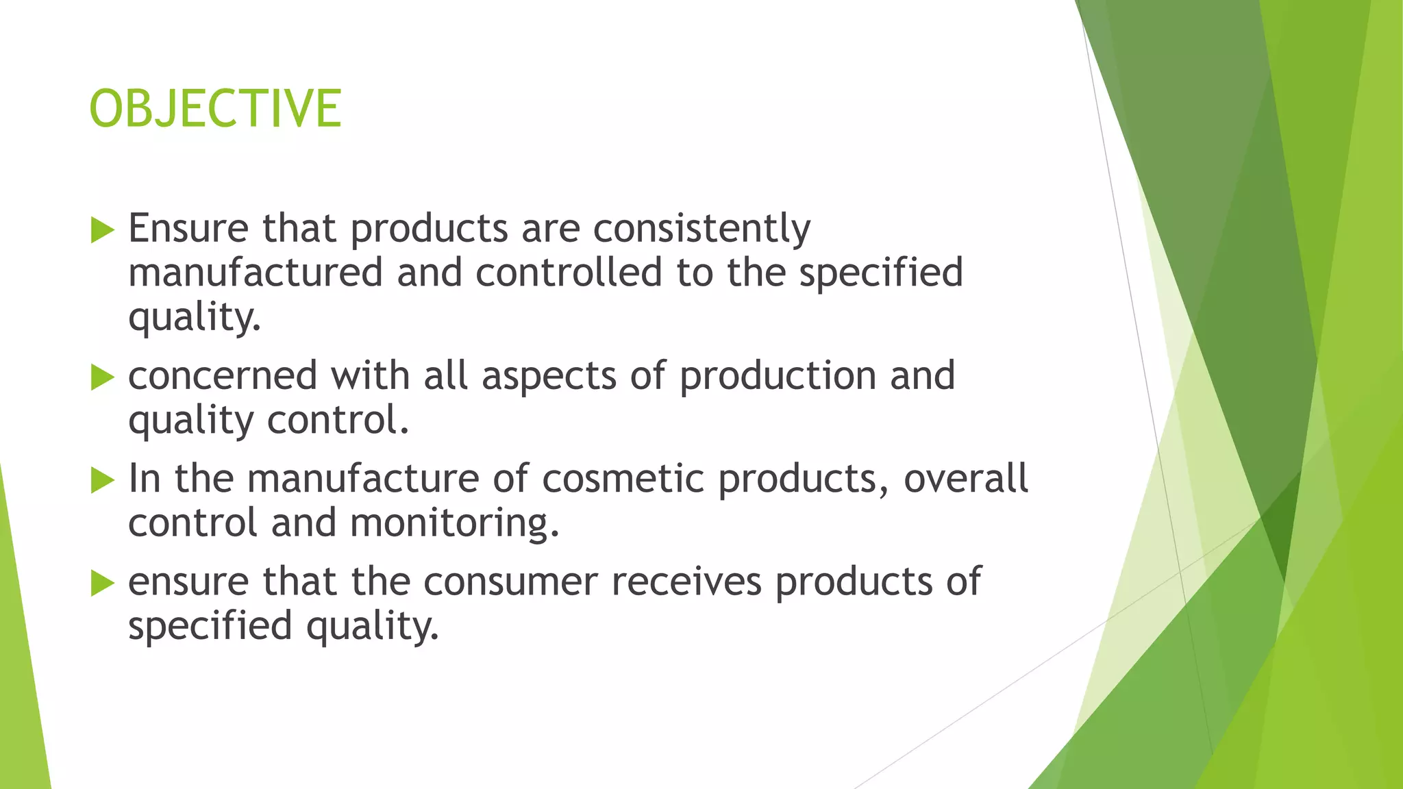 Current Good Manufacturing Practice | PPTX