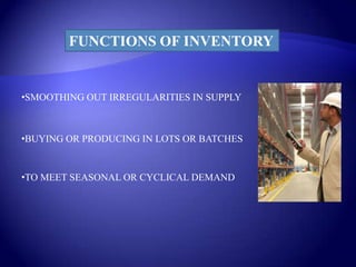 Inventory Management & Selective Control/ABC Analysis | PPTX