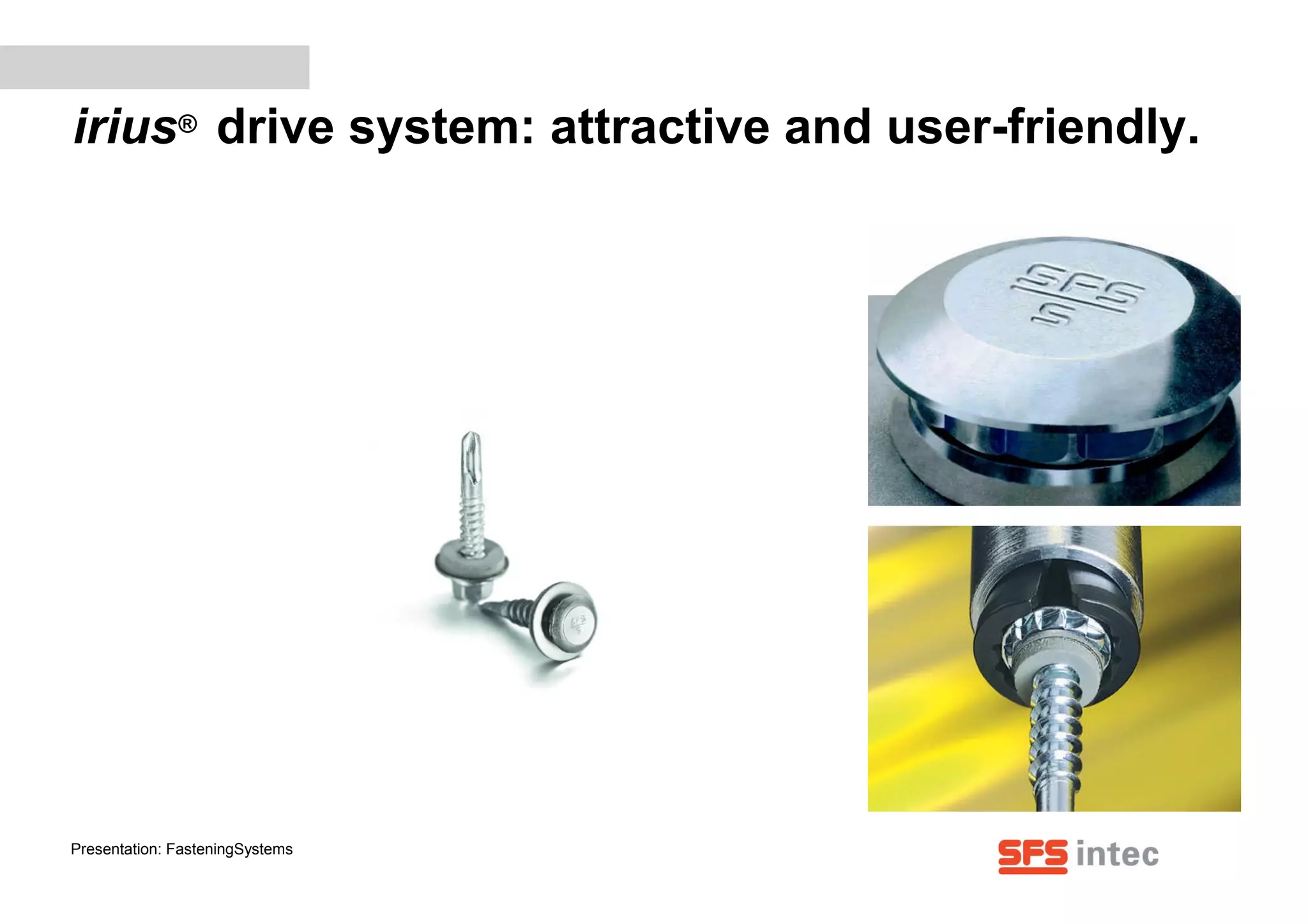 Roofing and Cladding fasteners from SFS intec | PPT