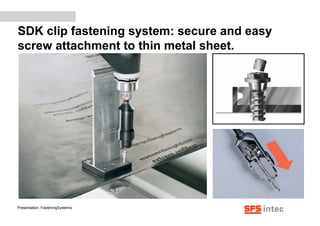 Roofing and Cladding fasteners from SFS intec | PPT | Free Download
