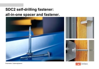 Roofing and Cladding fasteners from SFS intec | PDF