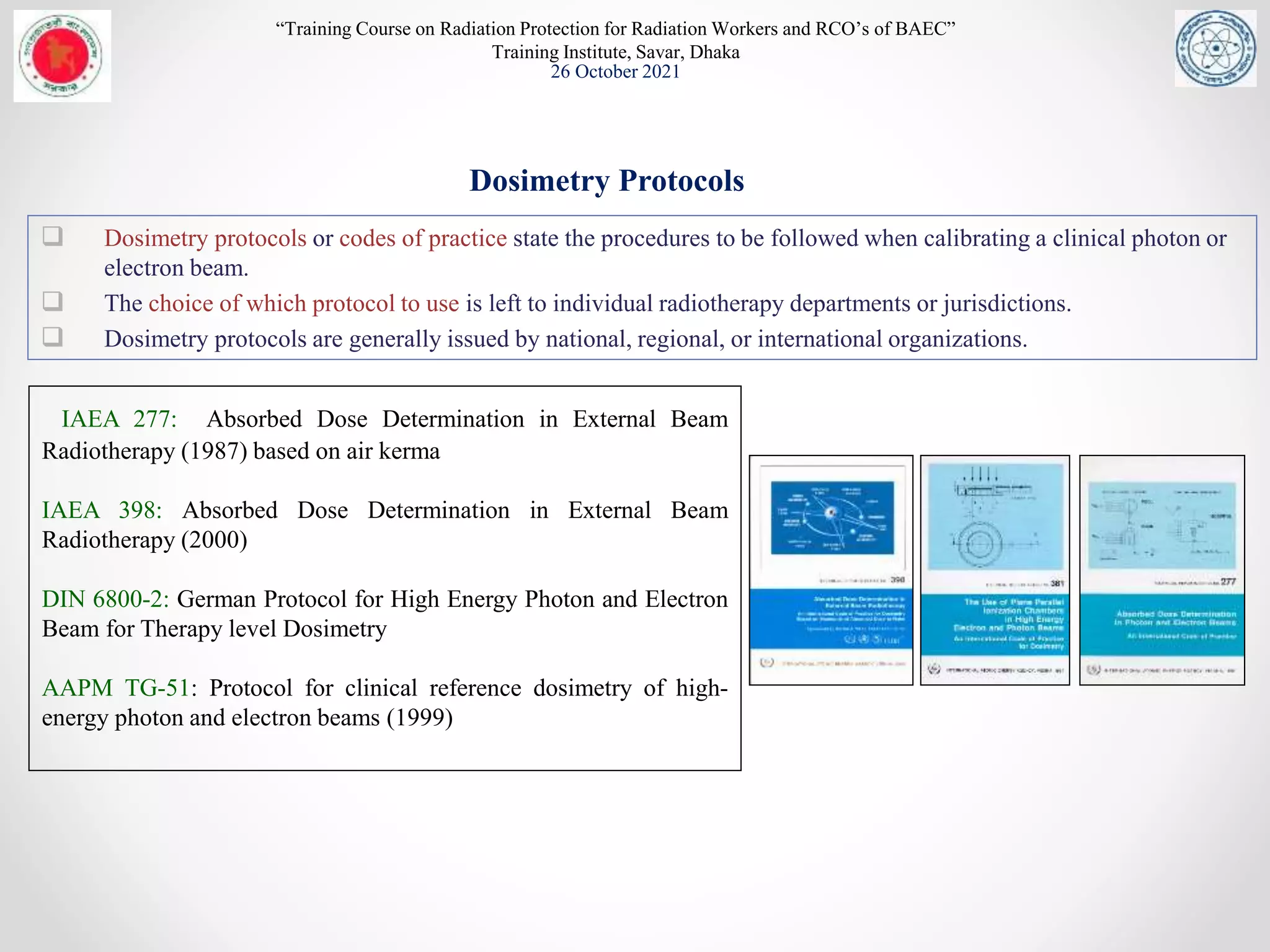 Quality Assurance in Radiotherapy and Dosimetry | PPTX
