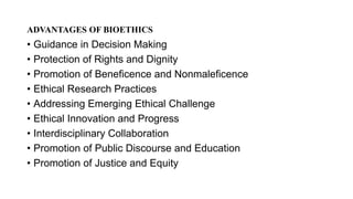 BIOETHICS IN RECOMBINANT DNA TECHNOLOGY. | PPTX