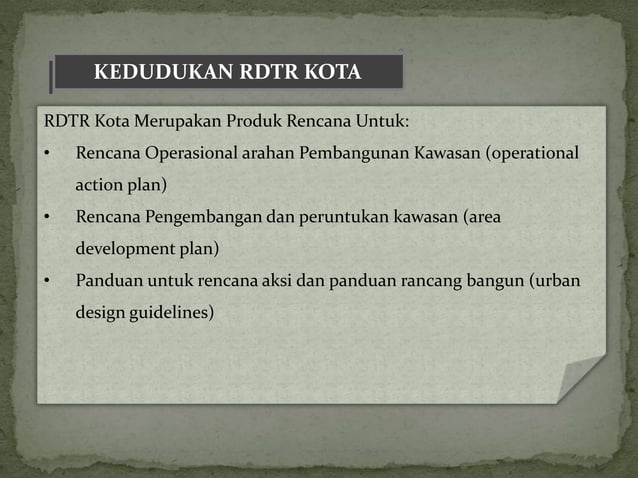 Presentation rdtr kota | PPTX