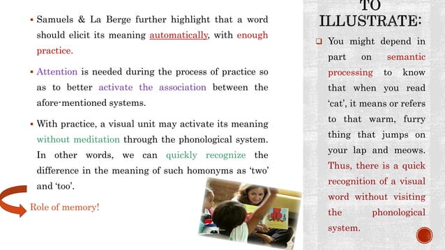 Reading Automaticity by David LaBerge and S Jay Samuels | PPTX ...