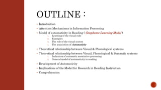 Reading Automaticity by David LaBerge and S Jay Samuels | PPTX ...