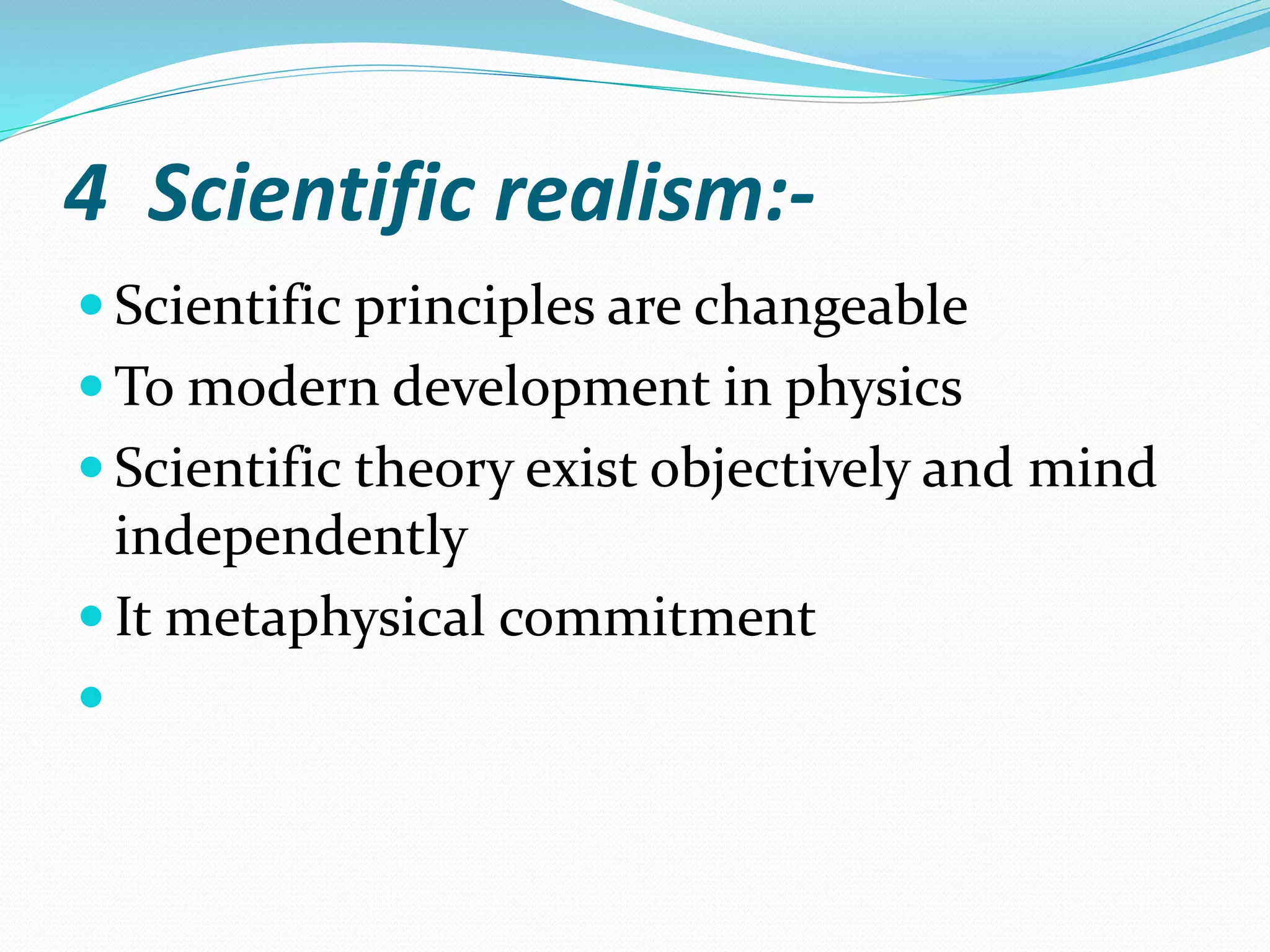 Presentation (realism of philosophy) | PPTX
