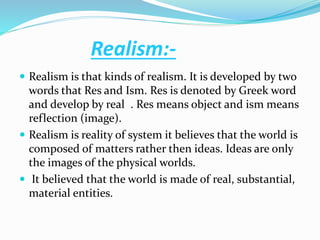 Realism Philosophy