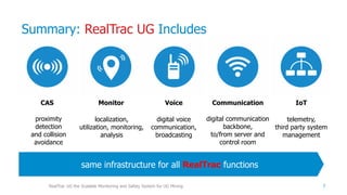 RealTrac Underground Mining the Scalable Safety and Monitoring System ...