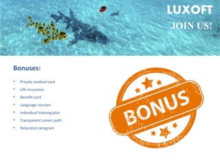 Join Us! Luxoft Poland | PPT