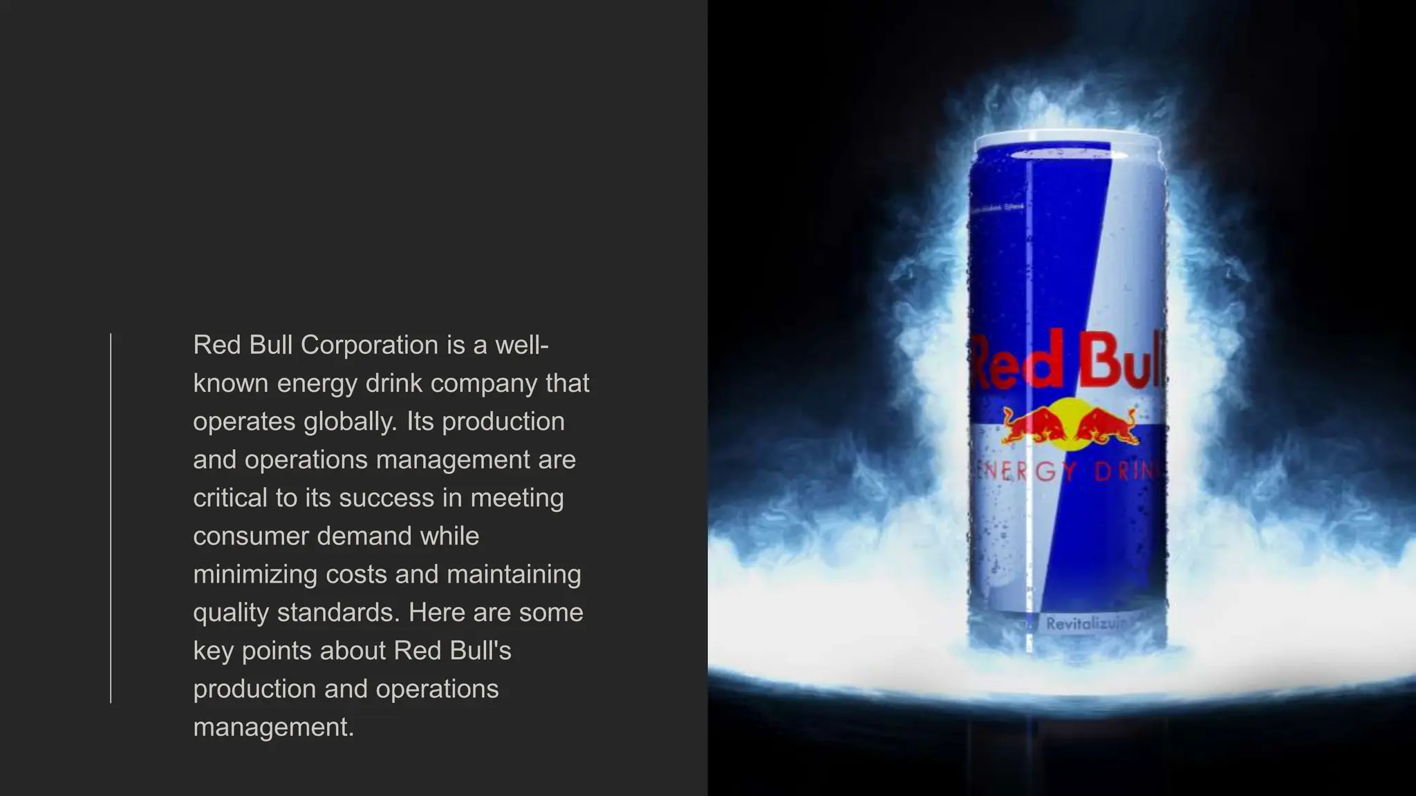 production and operation management PPT on redbull | PPTX