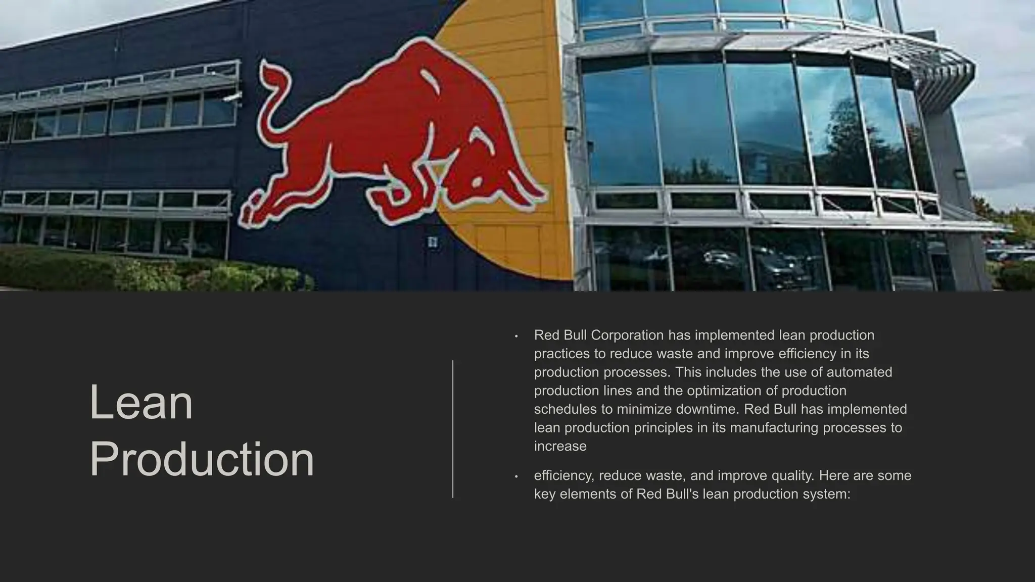 production and operation management PPT on redbull | PPTX