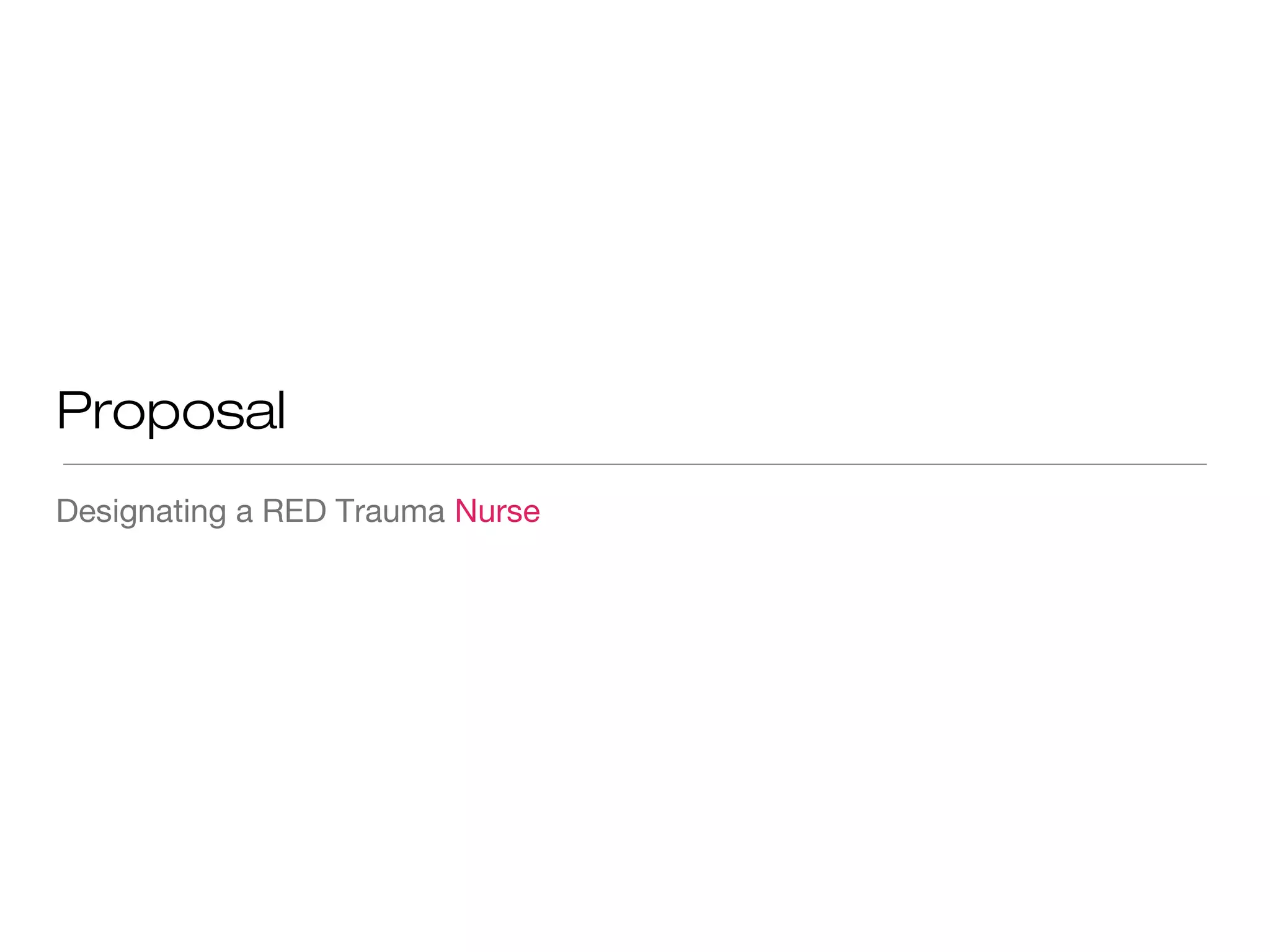 Presentation red trauma nursing 1 1 | PPT