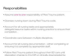 Presentation red trauma nursing 1 1 | PPT | Free Download