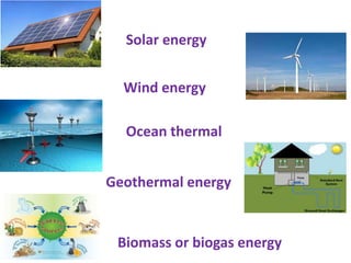 Presentation renewable energy resources | PPTX