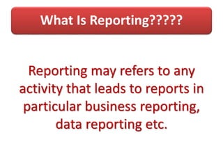 Live Reporting | PPTX