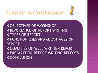 Presentation report writing skills.... | PPTX