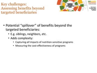 Evaluation of Nutrition-Sensitive Programs | PPT