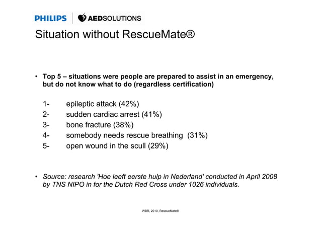 Presentation rescue mate english | PDF | First Aid | Injuries