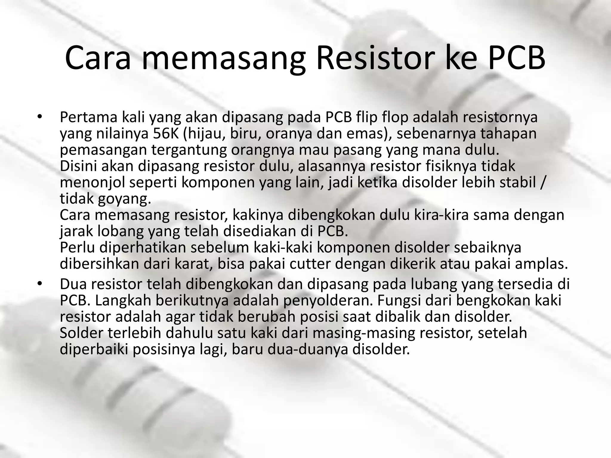 Presentation resistor | PPTX