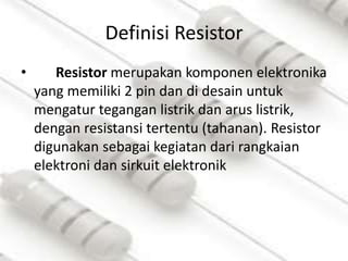 Presentation resistor | PPTX